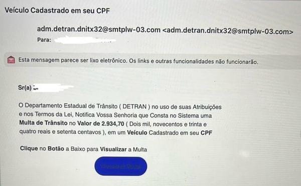 DETRAN|ES - Detran|ES alerta para golpe de falsas mensagens de ...